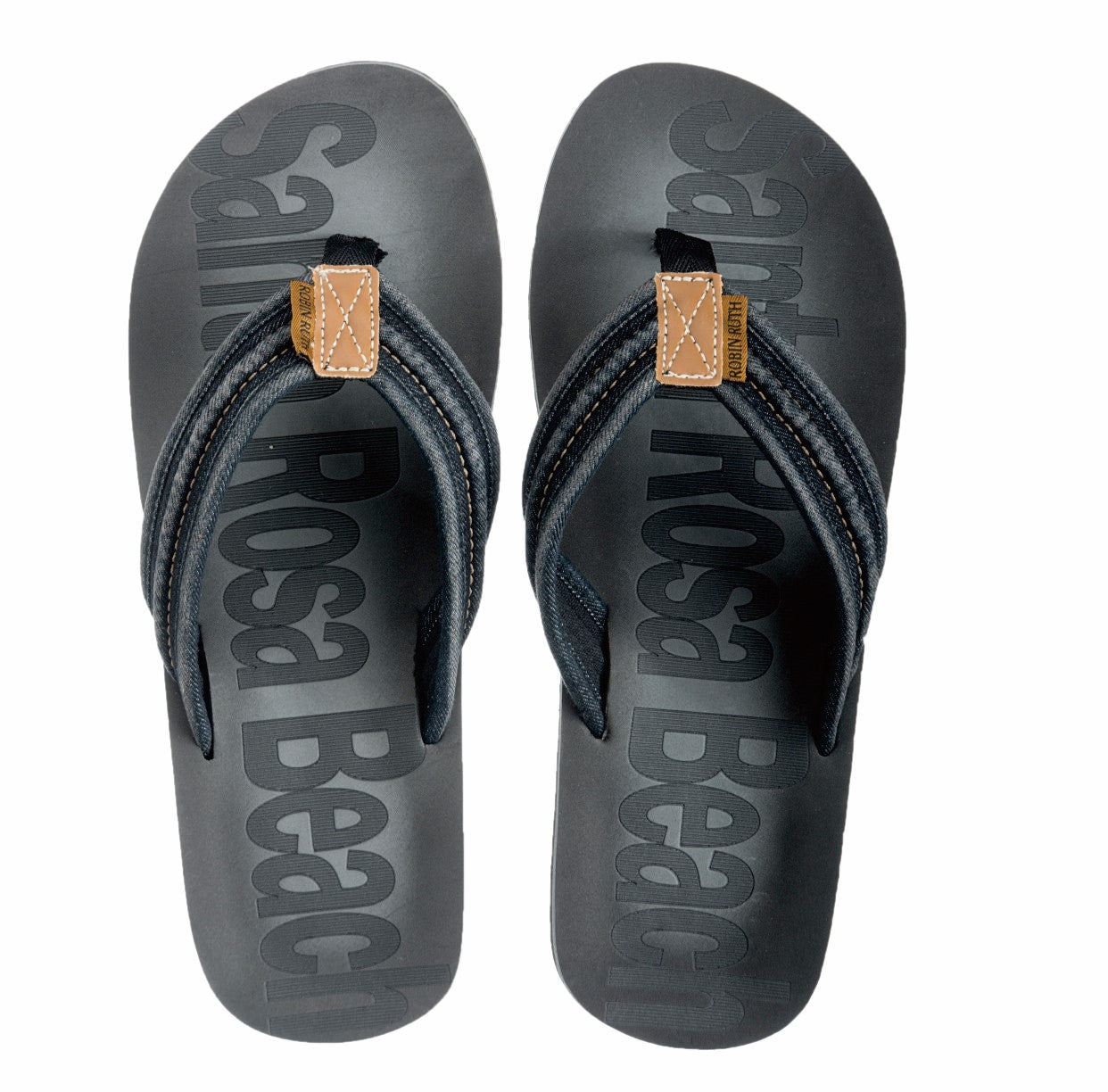Bold Letter Men's Flip Flop- Santa Rosa – robinruthstore.com
